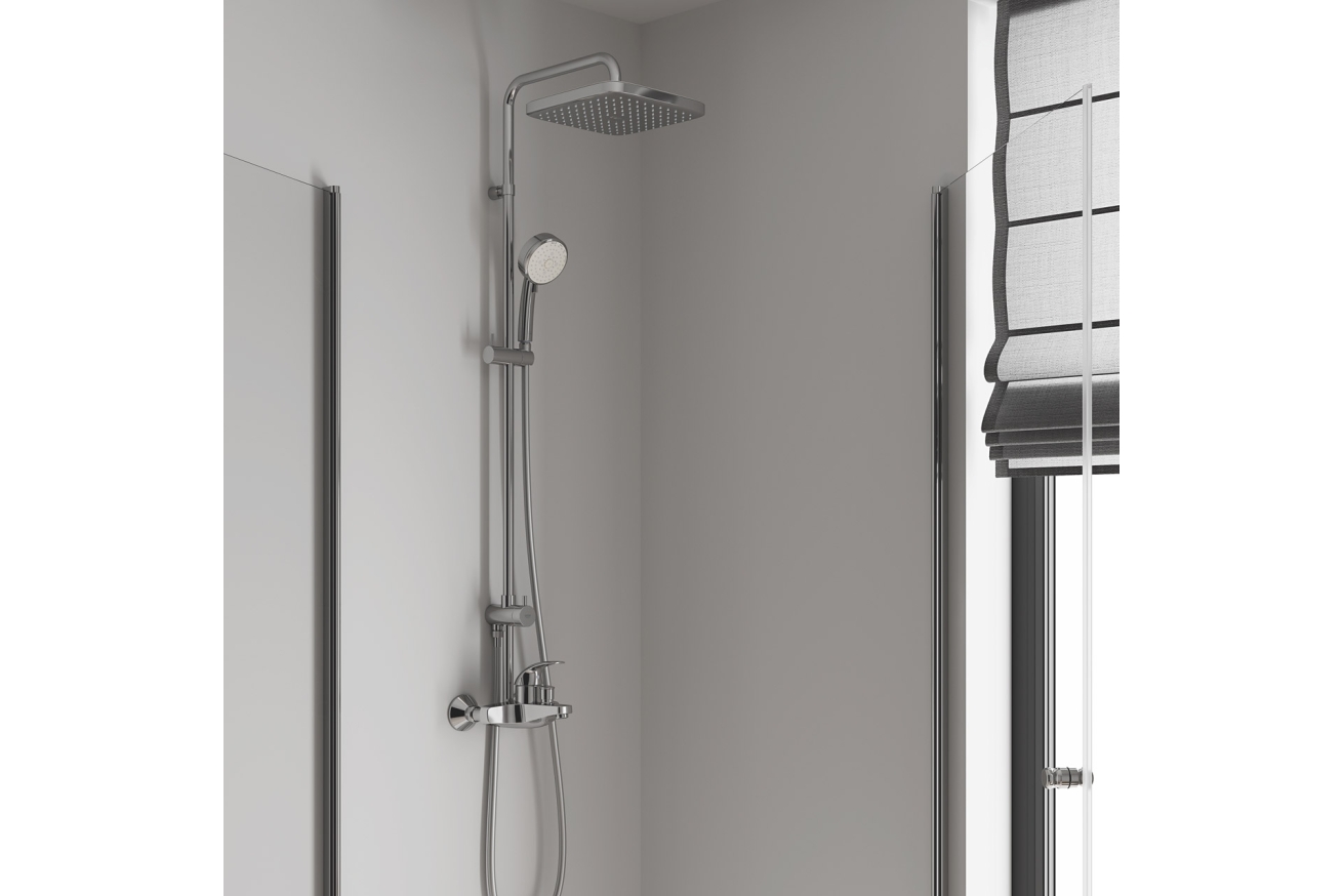 Душевая система GROHE Tempesta Cosmopolitan 250 CUBE со смесителем для ...