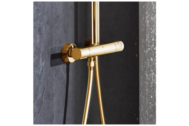 Душевая система с термостатом для настенного монтажа, GROHE Euphoria ...